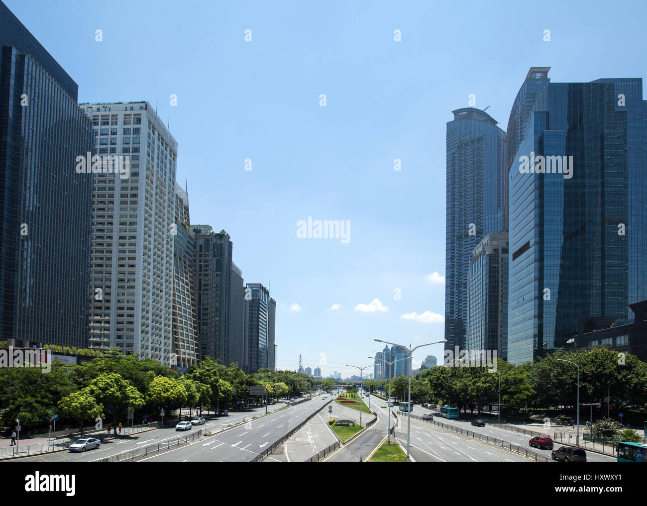Architecture of Shenzhen City,Guangdong Province,China Stock Photo - Alamy