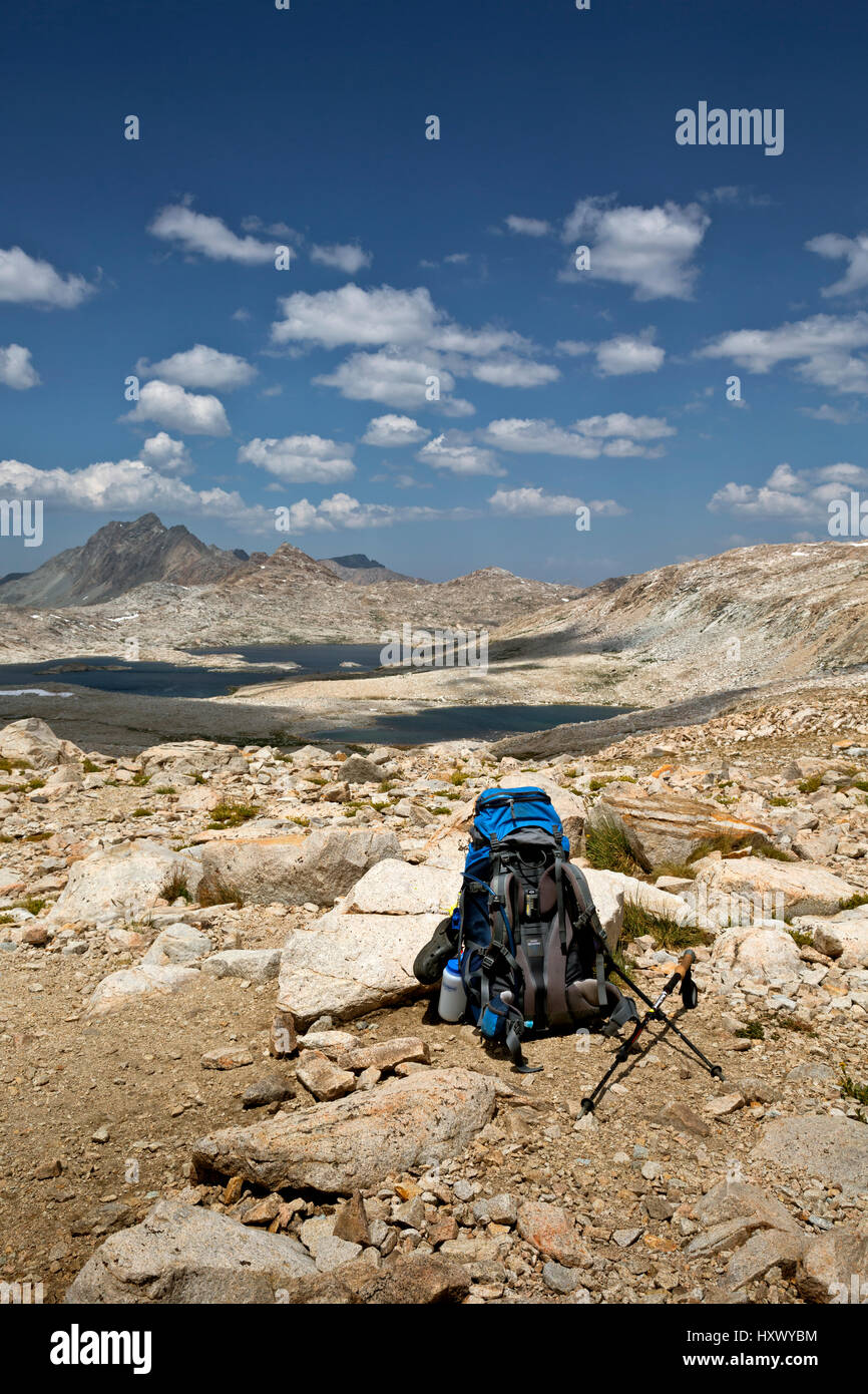 CA03127-00...CALIFORNIA - View north from the summit of Muir Pass over ...