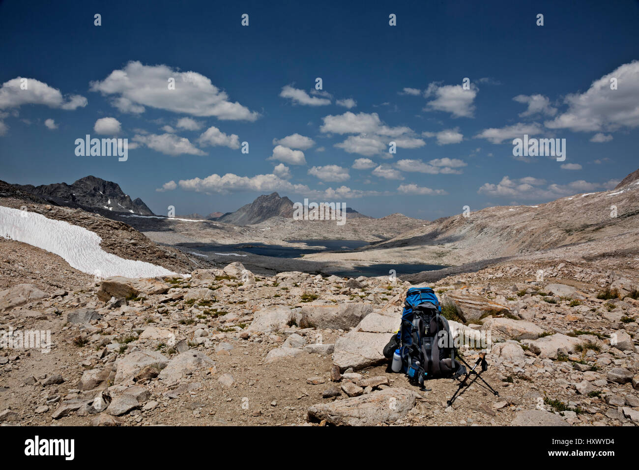 CA03128-00...CALIFORNIA - View north from the summit of Muir Pass over ...