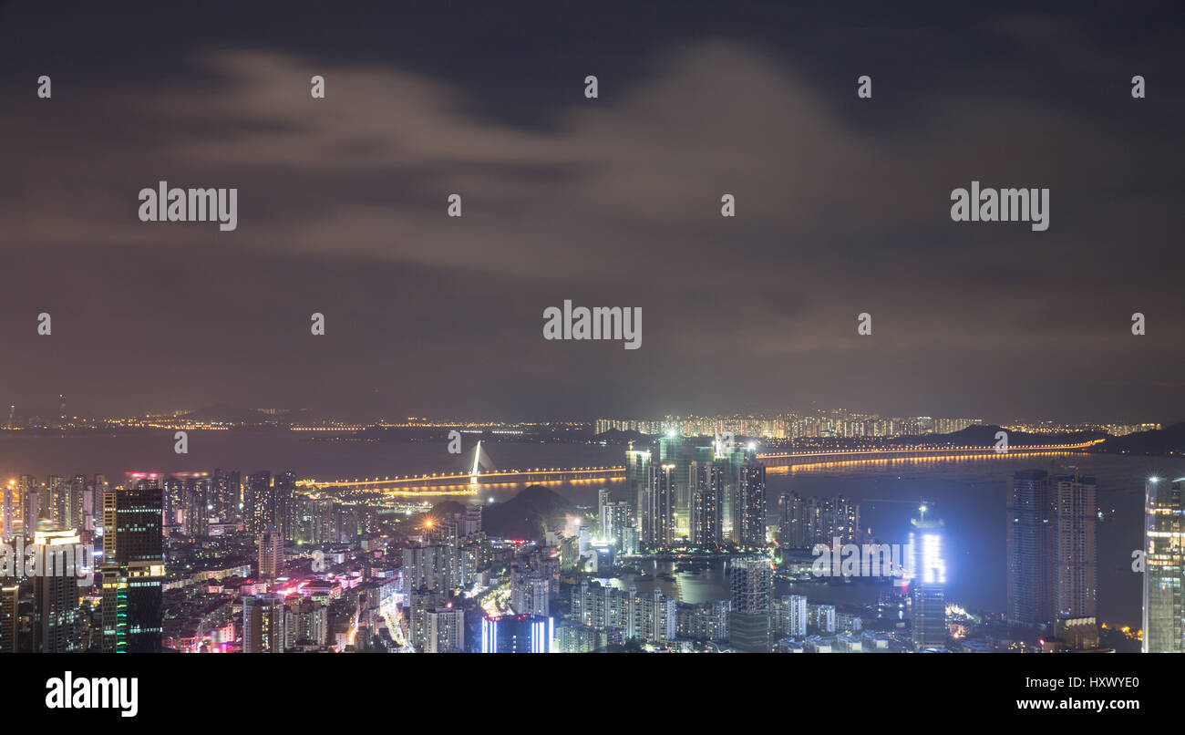 View of the shenzhen bay bridge hi-res stock photography and images - Alamy