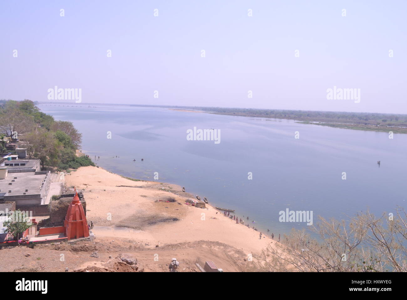 Beautiful Scenery of Indian river from Chattisgarh Stock Photo - Alamy
