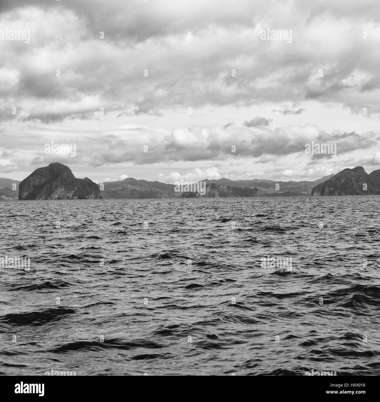 Palawan islands Black and White Stock Photos & Images - Alamy