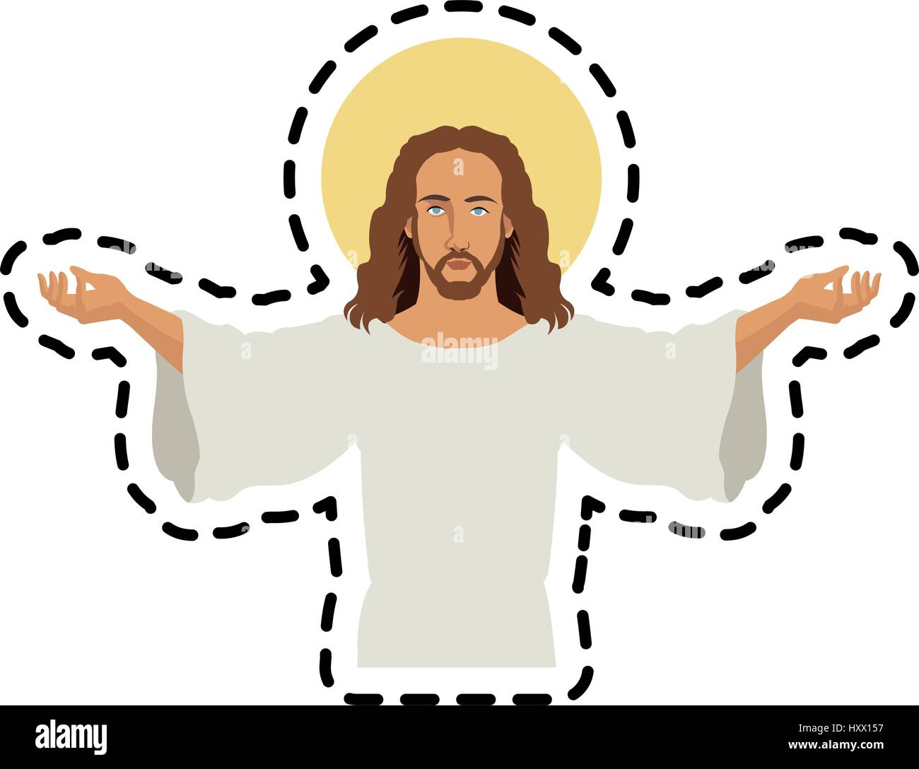 jesus christ icon image vector illustration design Stock Vector Image ...