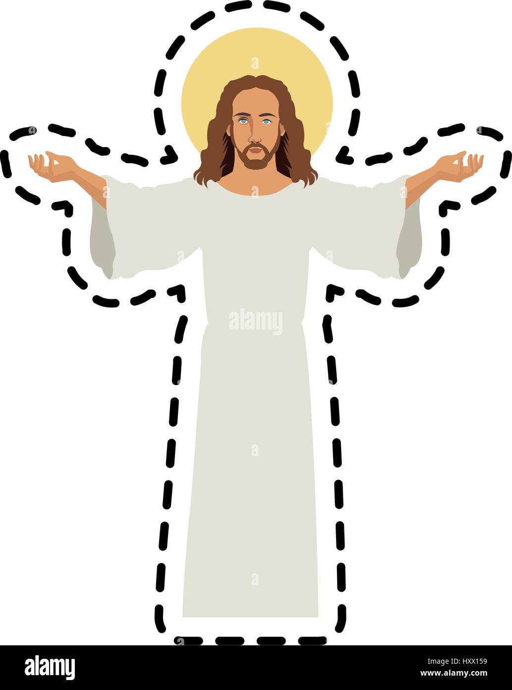 jesus christ icon image vector illustration design Stock Vector Image ...