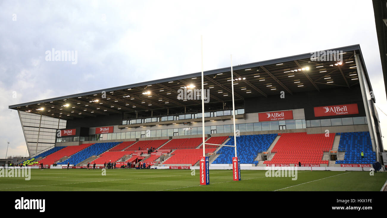 A general view inside the ground before the Betfred Super League match ...