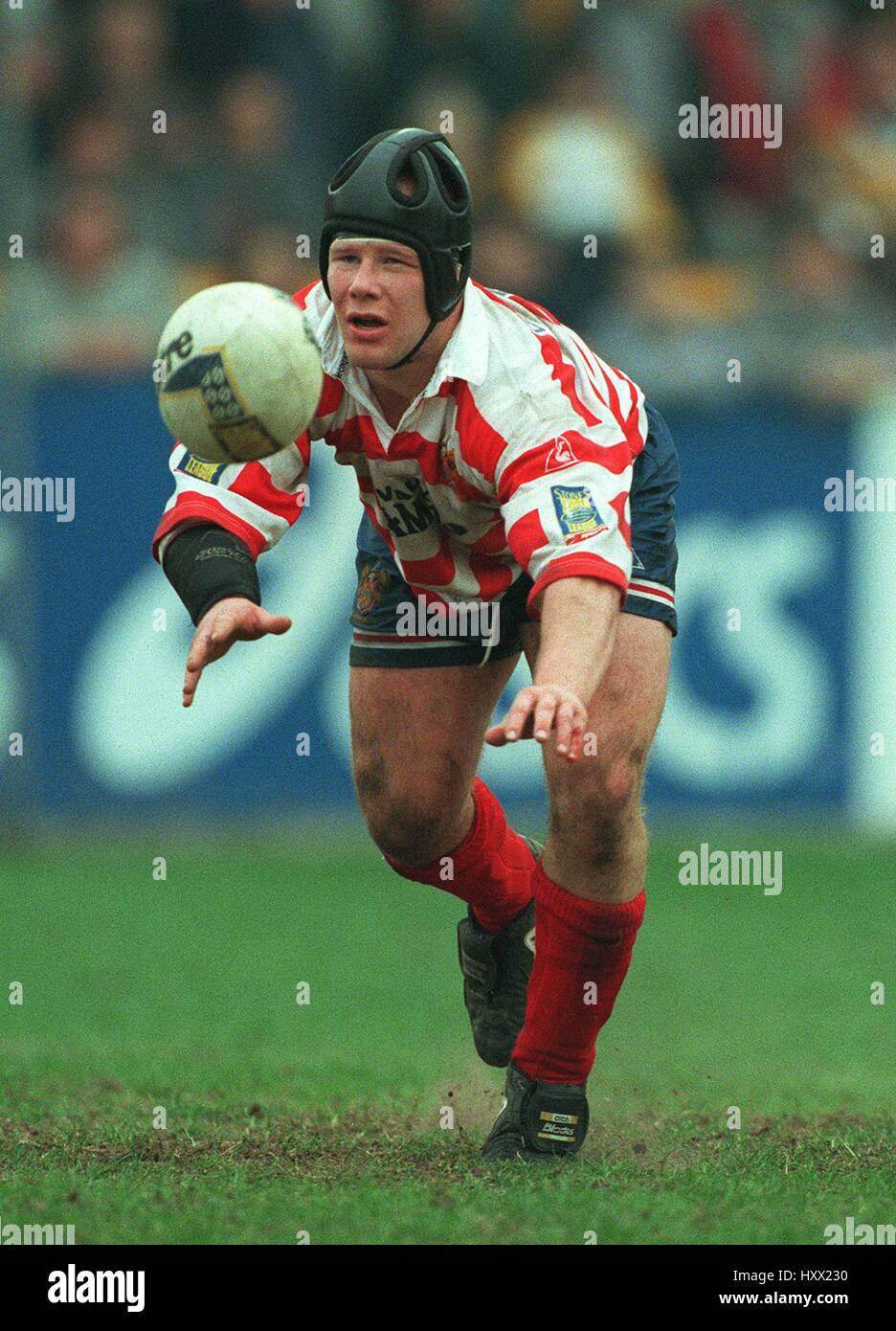 JOHN CLARKE OLDHAM BEARS RLFC 22 April 1996 Stock Photo - Alamy