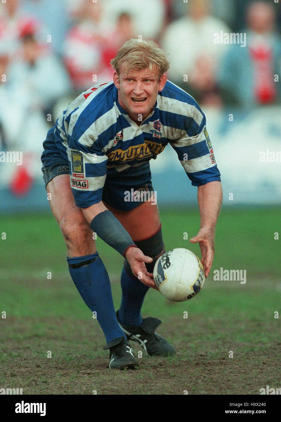 PAUL MORIARTY HALIFAX BLUE SOX RLFC 22 April 1996 Stock Photo - Alamy