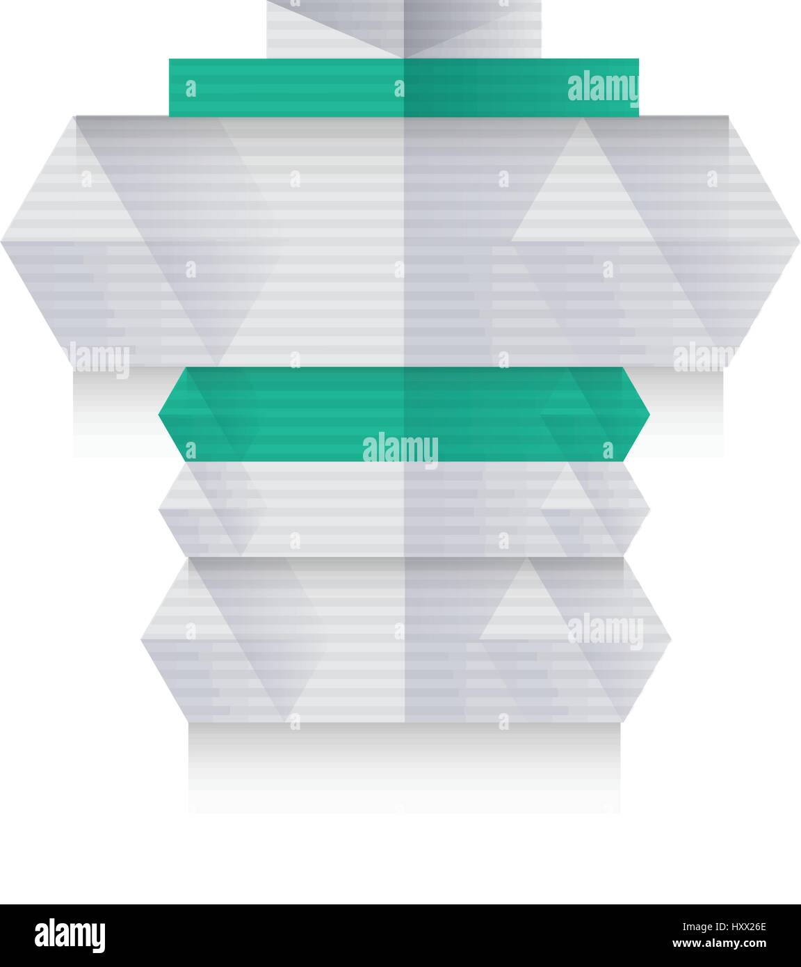 Ancient columns icon origami Stock Vector Image & Art - Alamy