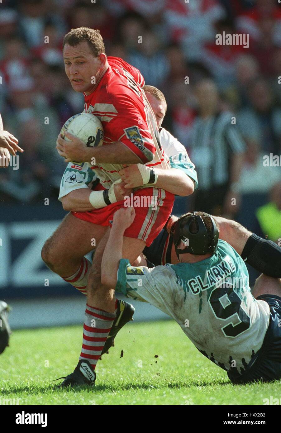 DEREK MCVEY CLARKE & GILDART ST. HELENS V OLDHAM BEARS 08 May 1996 ...