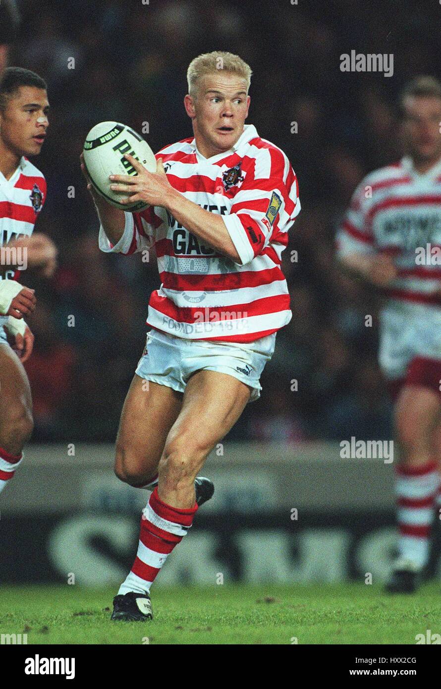 CRAIG MURDOCK WIGAN RLFC 09 May 1996 Stock Photo - Alamy