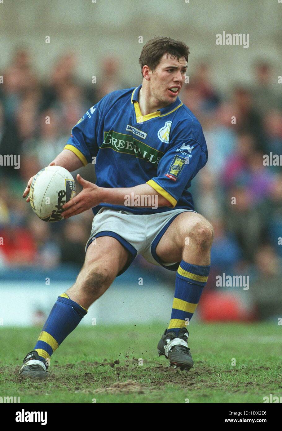 IESTYN HARRIS WARRINGTON RLFC 13 May 1996 Stock Photo - Alamy