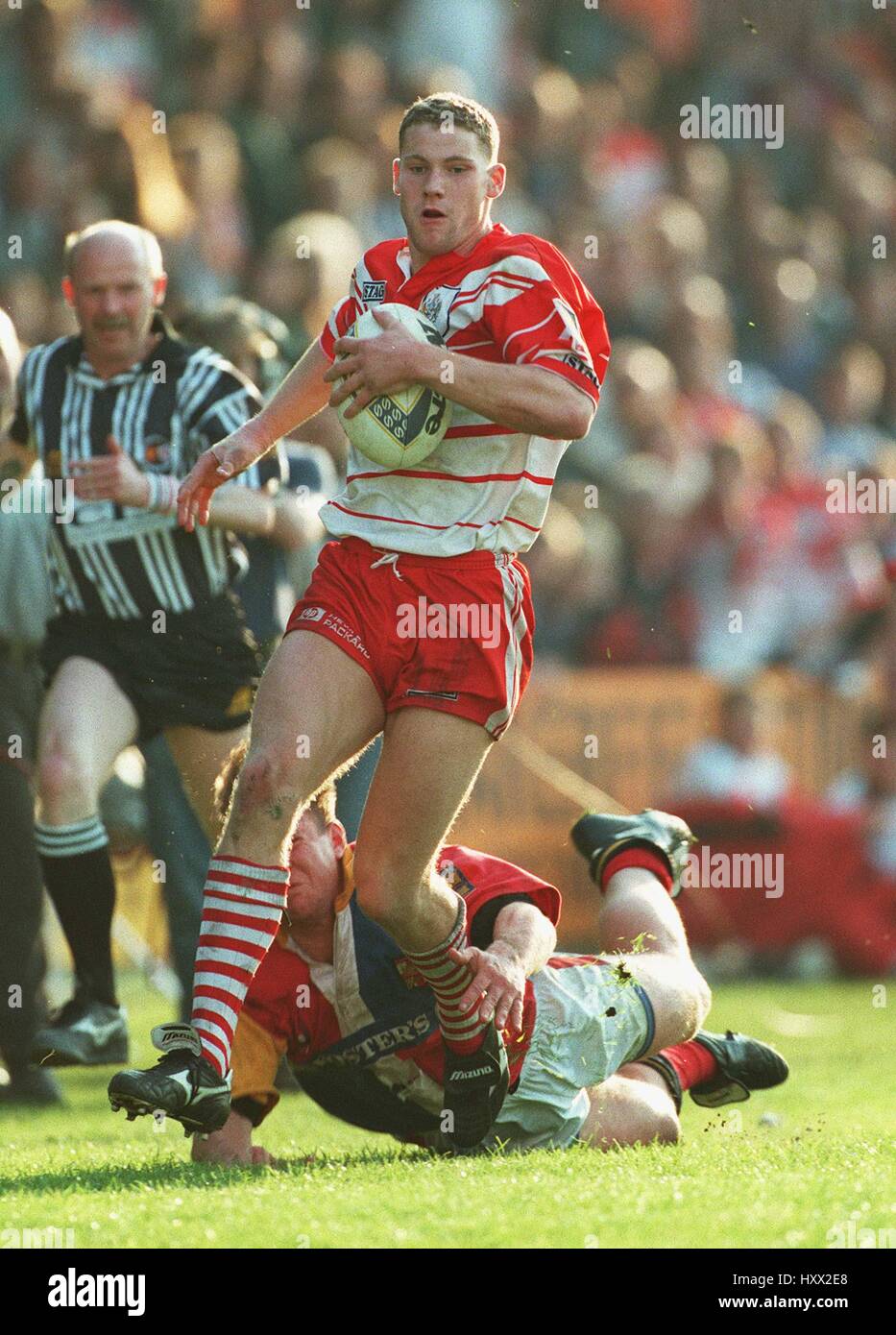 DANNY ARNOLD & JULIAN BRYANT ST. HELENS V LONDON BRONCOS 13 May 1996 ...