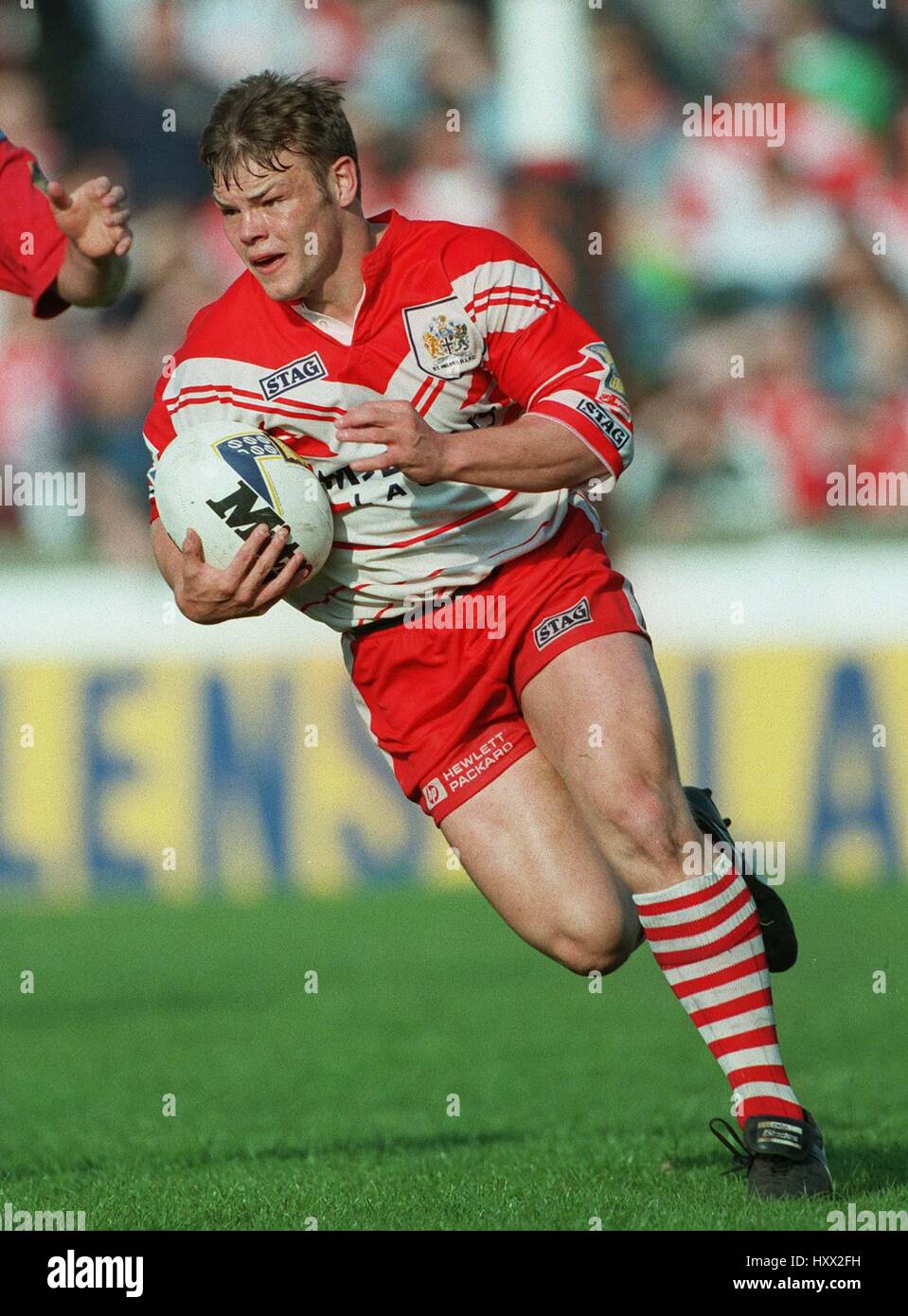 KEIRAN CUNNINGHAM ST. HELENS RLFC 13 May 1996 Stock Photo - Alamy