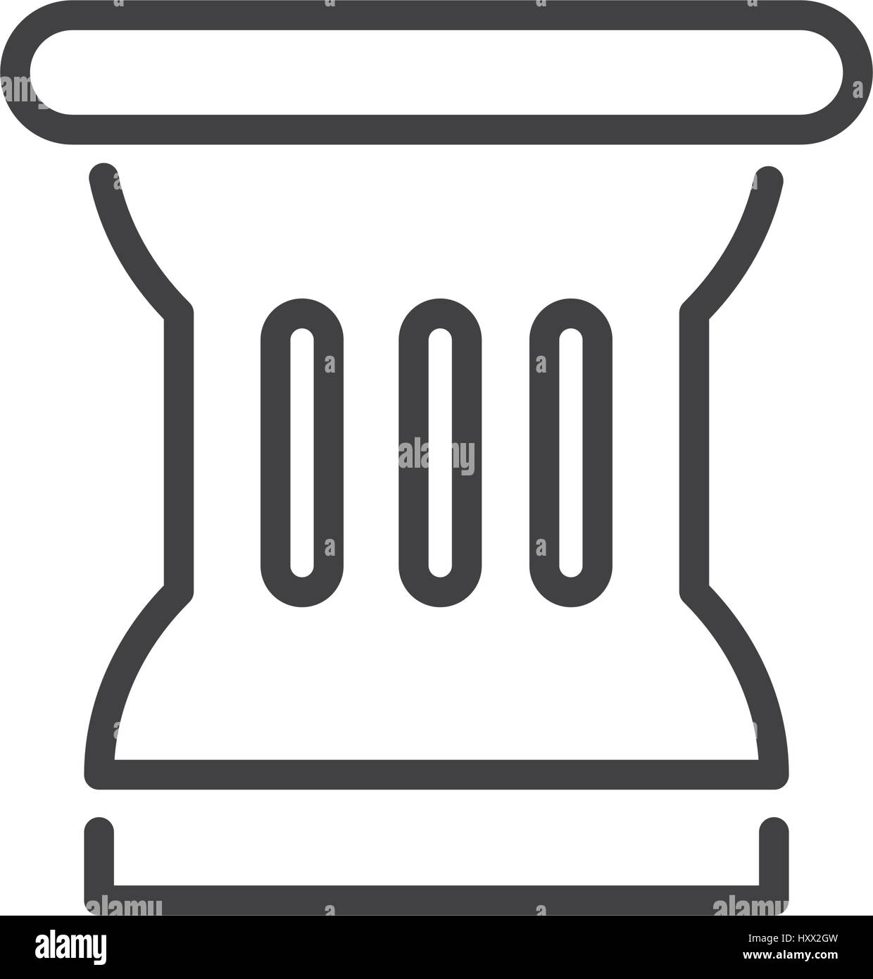 Ancient columns line icon Stock Vector Image & Art - Alamy