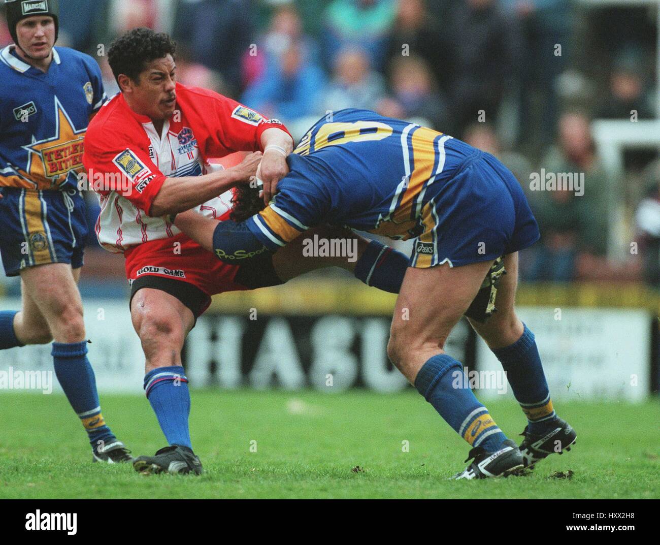 NEIL HARMON & ASA AMONE LEEDS V HALIFAX BLUE SOX RL 21 May 1996 Stock ...