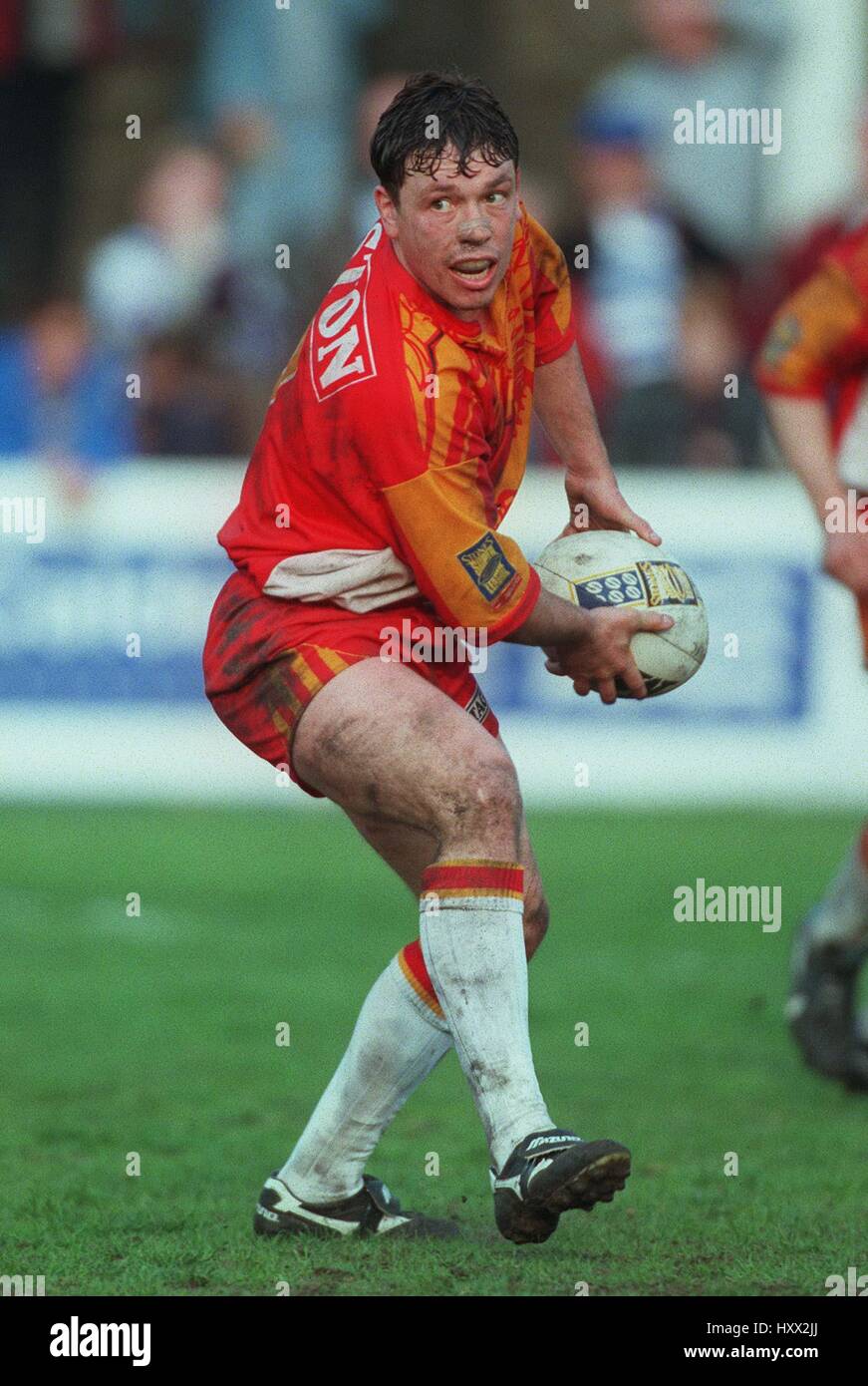 MARK ASTON SHEFFIELD EAGLES RLFC 05 June 1996 Stock Photo - Alamy
