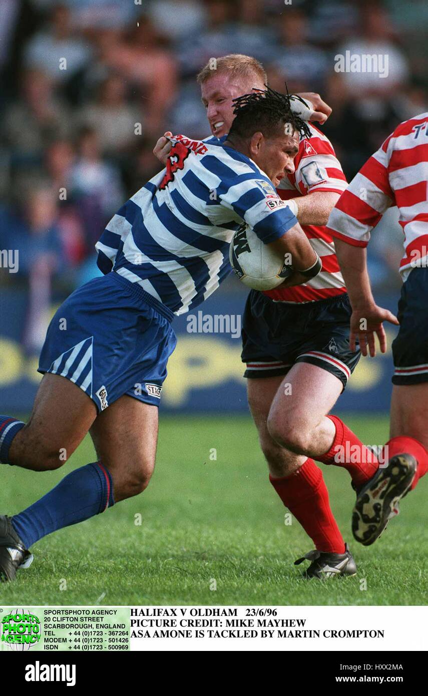 ASA AMONE & MARTIN CROMPTON HALIFAX V OLDHAM RL 23 June 1996 Stock ...
