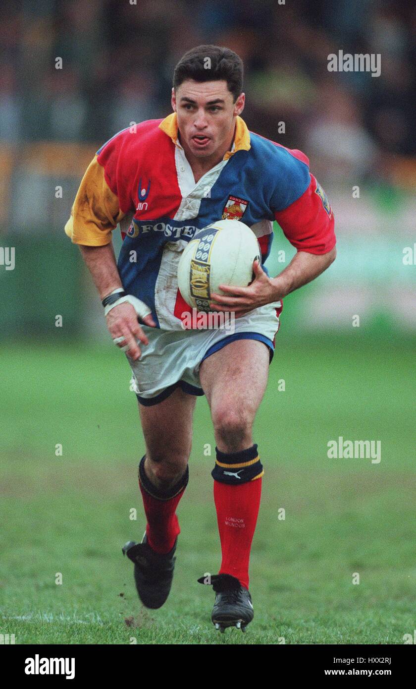 DUNCAN MCRAE LONDON BRONCOS RLFC 24 May 1996 Stock Photo - Alamy