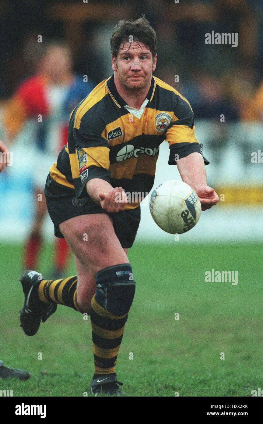 RICHARD RUSSELL CASTLEFORD TIGERS RLFC 24 May 1996 Stock Photo - Alamy