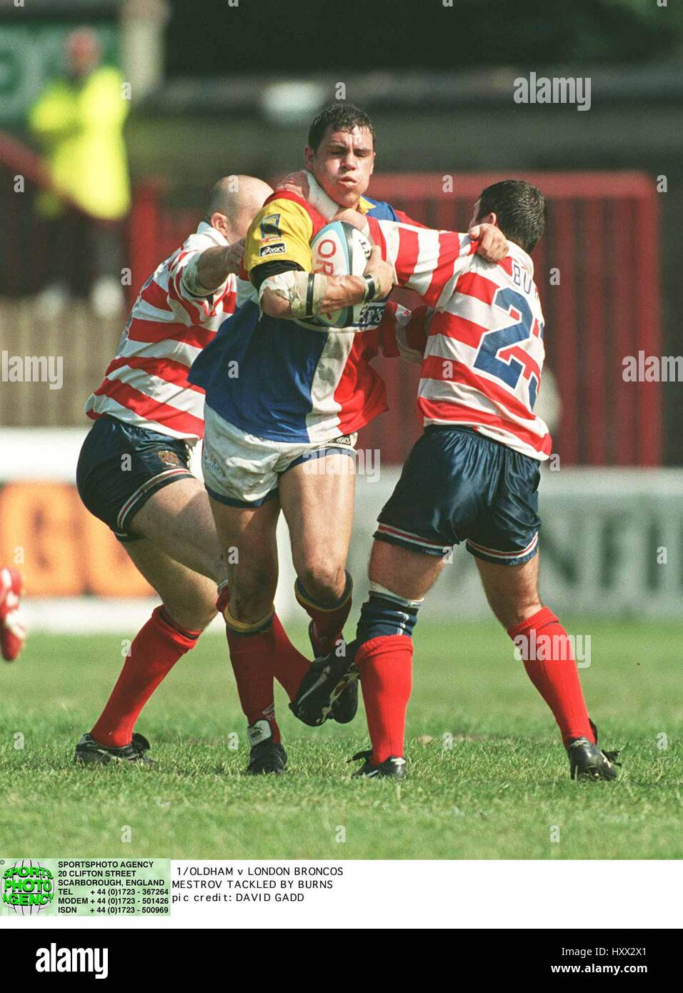 MESTROV & BURNS OLDHAM BEARS V LONDON BROCO'S 11 August 1996 Stock ...
