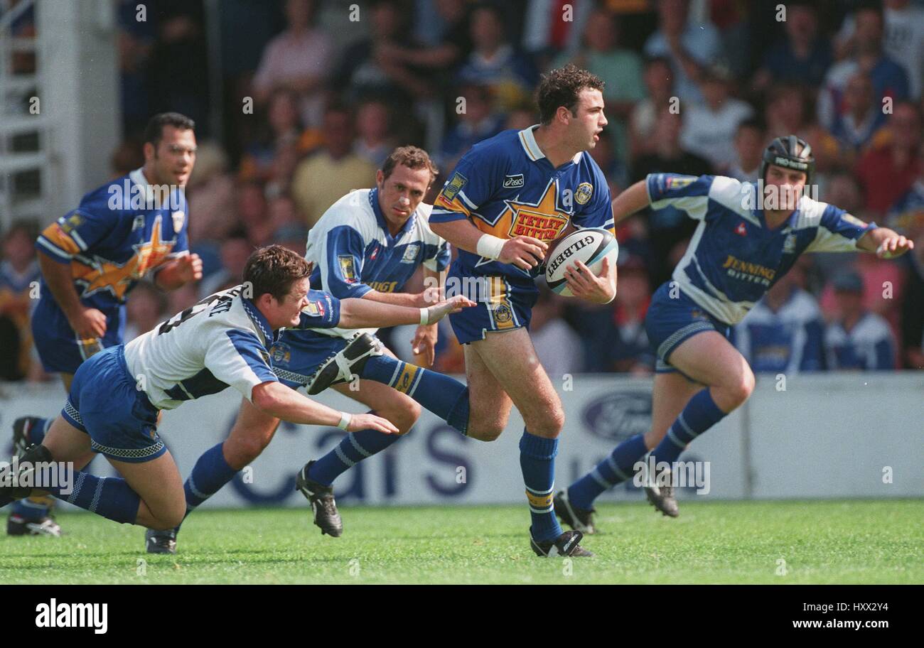 GRAHAM HOLROYD LEEDS V SHEFFIELD EAGLES RL 20 August 1996 Stock Photo ...