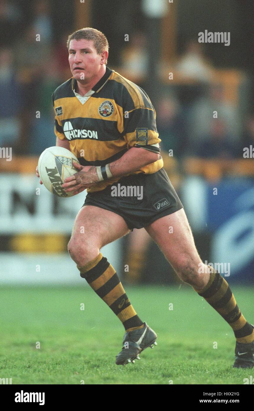 LEE CROOKS CASTLEFORD TIGERS RLFC 22 August 1996 Stock Photo - Alamy