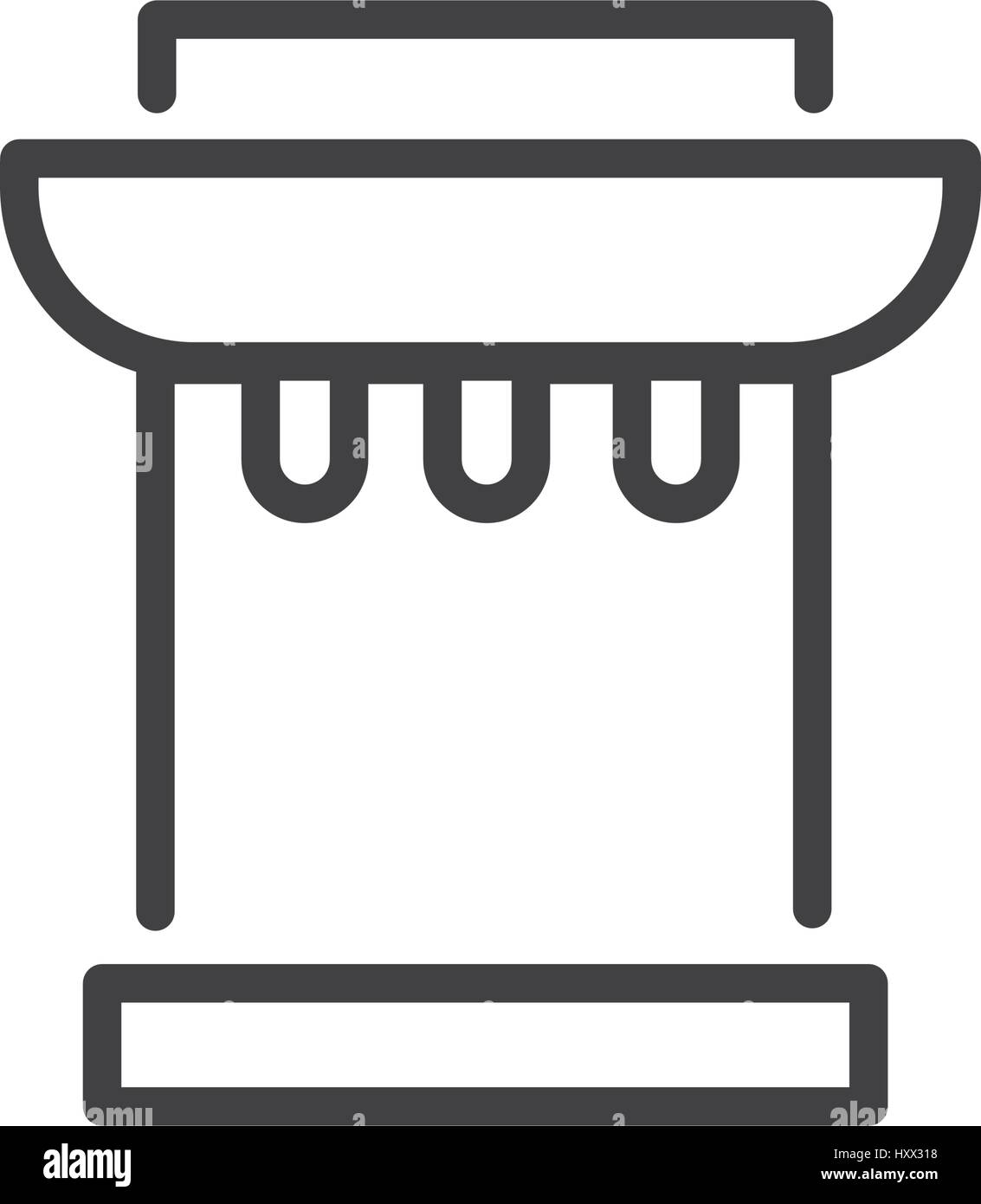 Ancient columns line icon Stock Vector Image & Art - Alamy