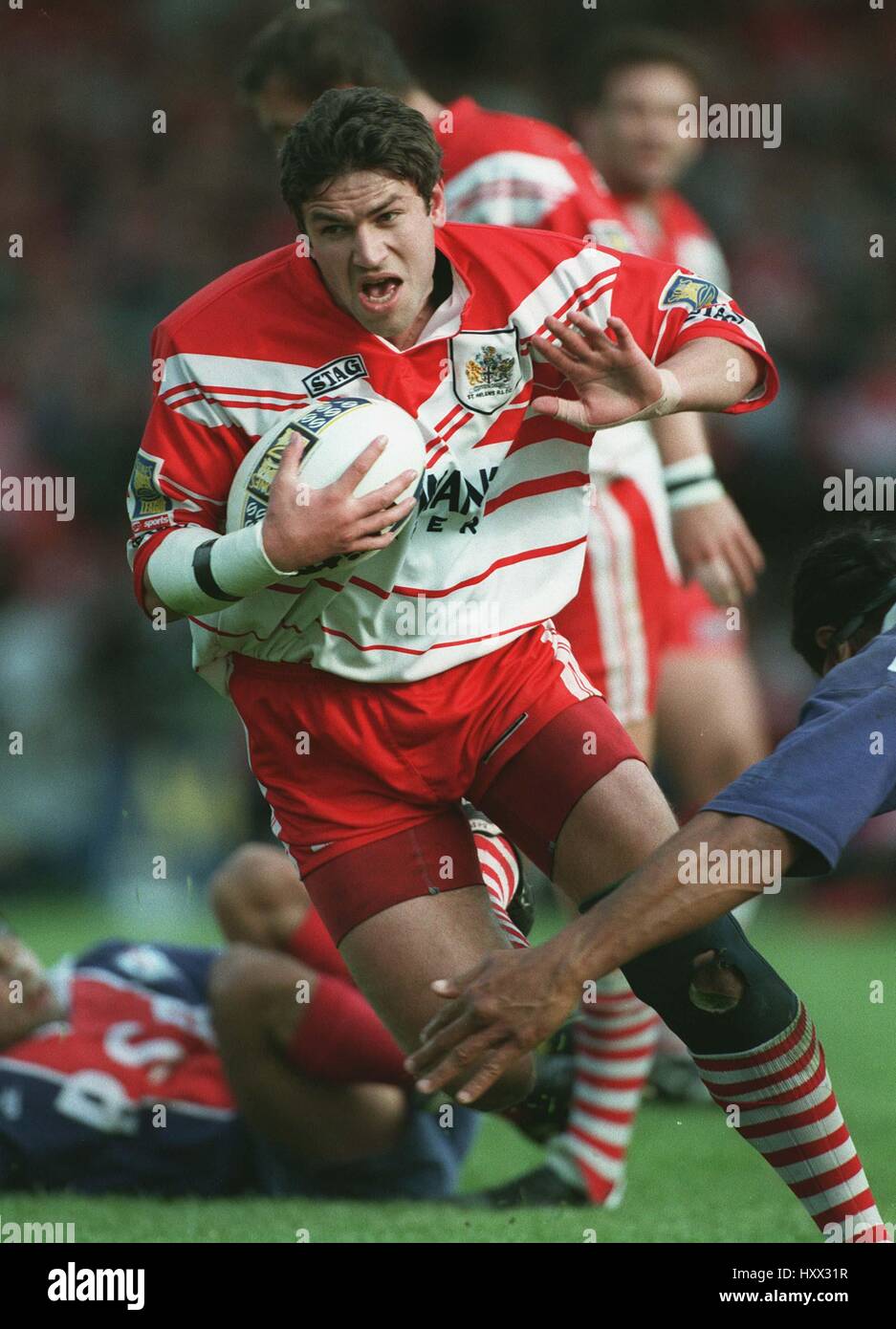 SIMON BOOTH ST. HELENS RLFC 22 August 1996 Stock Photo - Alamy