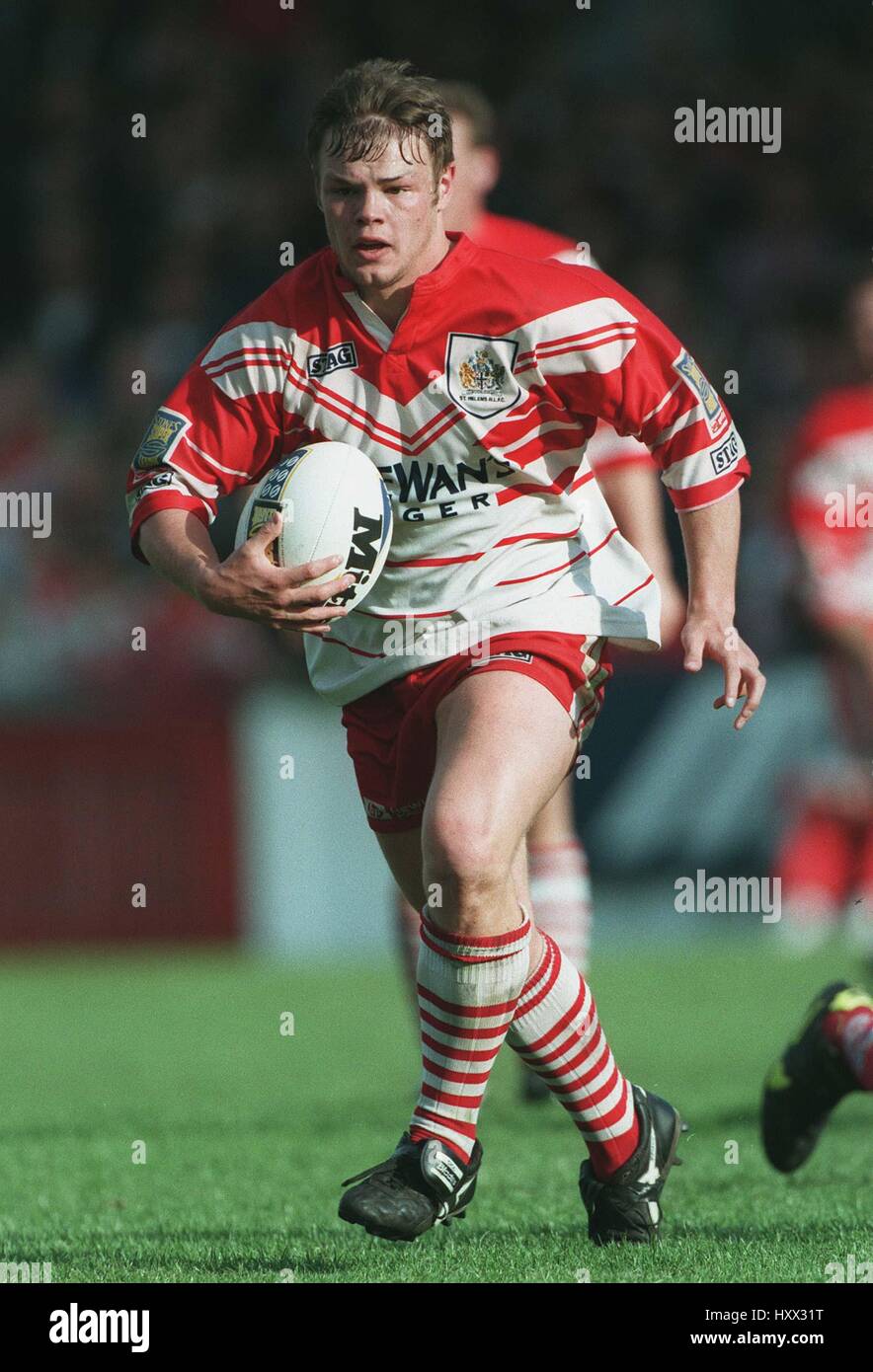 KEIRAN CUNNINGHAM ST. HELENS RLFC 22 August 1996 Stock Photo - Alamy