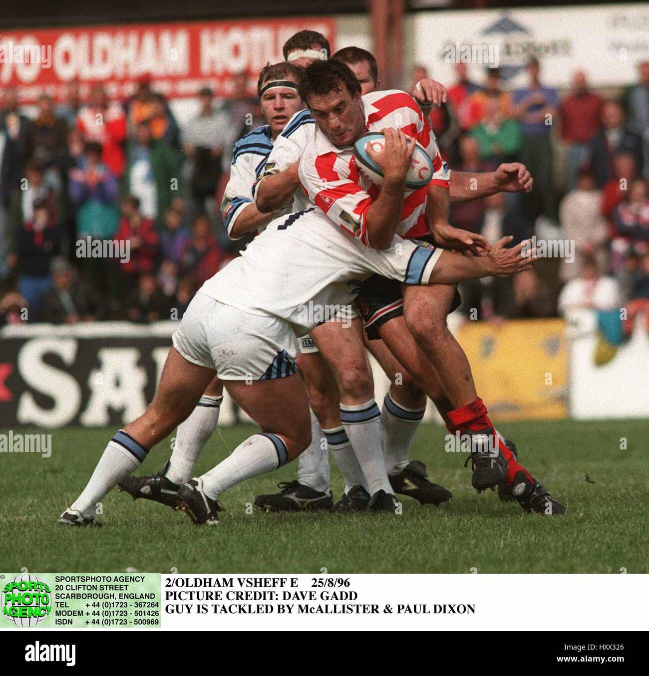 GUY MCALLISTER & DIXON OLDHAM BEARS V SHEFFIELD E 25 August 1996 Stock ...