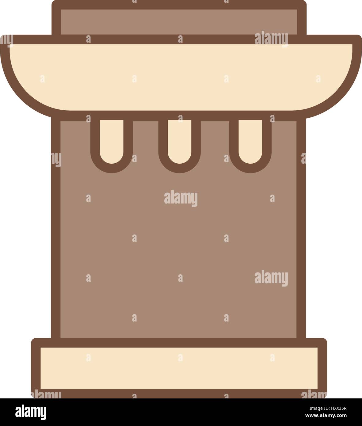 Ancient columns icon cartoon Stock Vector Image & Art - Alamy