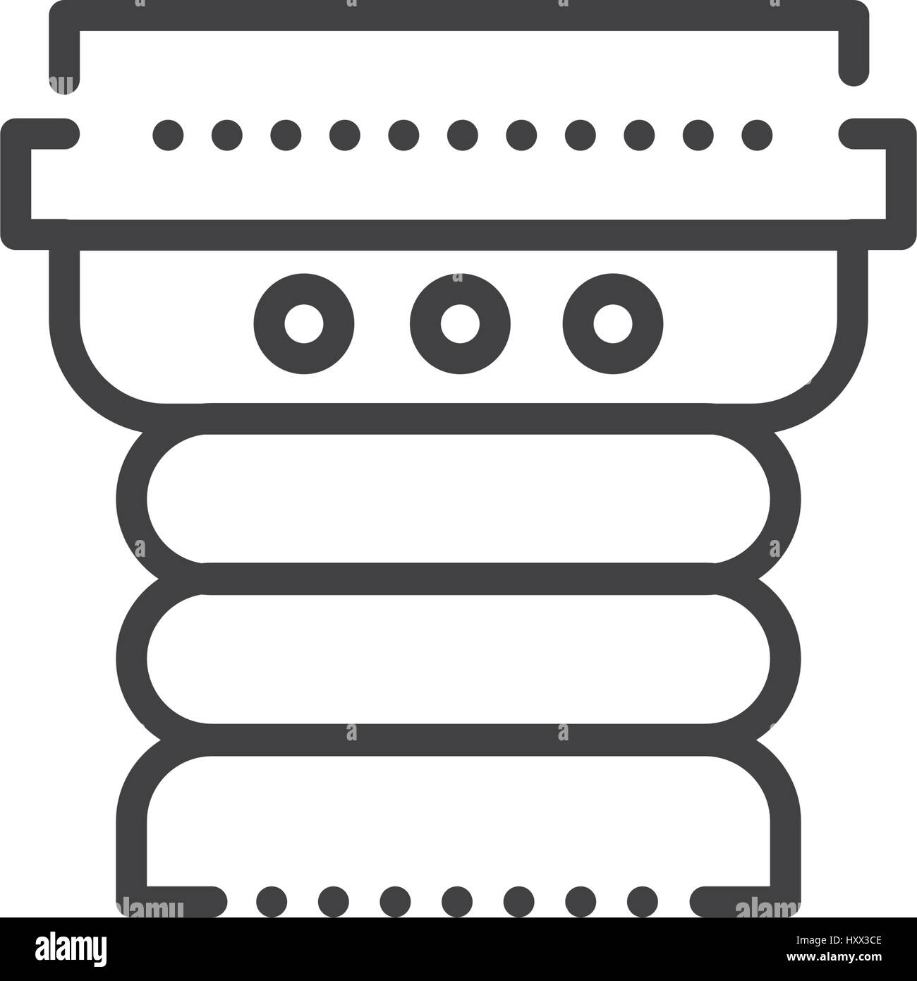 Dotted columns hi-res stock photography and images - Alamy