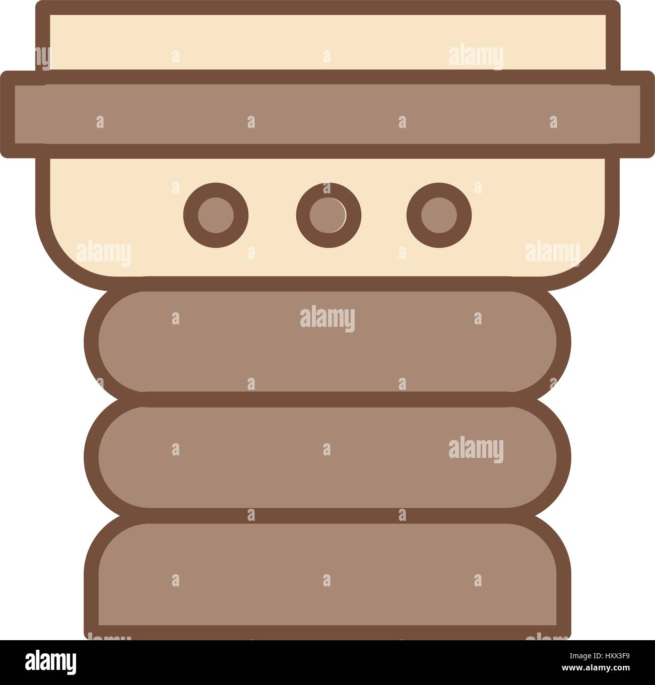 Ancient columns icon cartoon Stock Vector Image & Art - Alamy