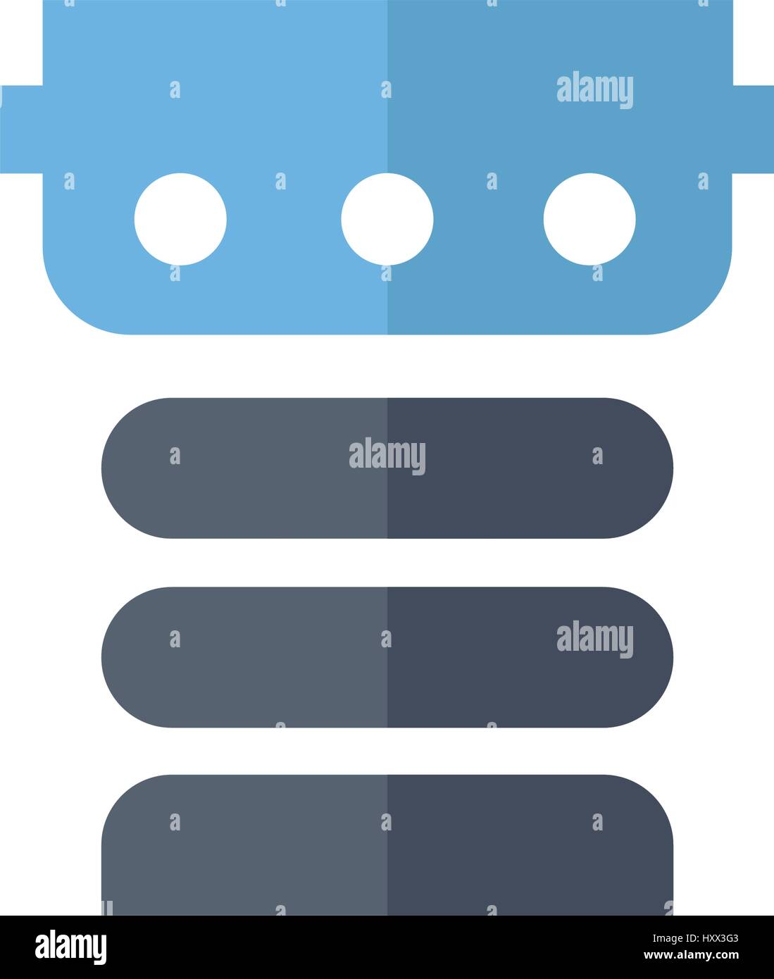 Flat columns Stock Vector Images - Alamy