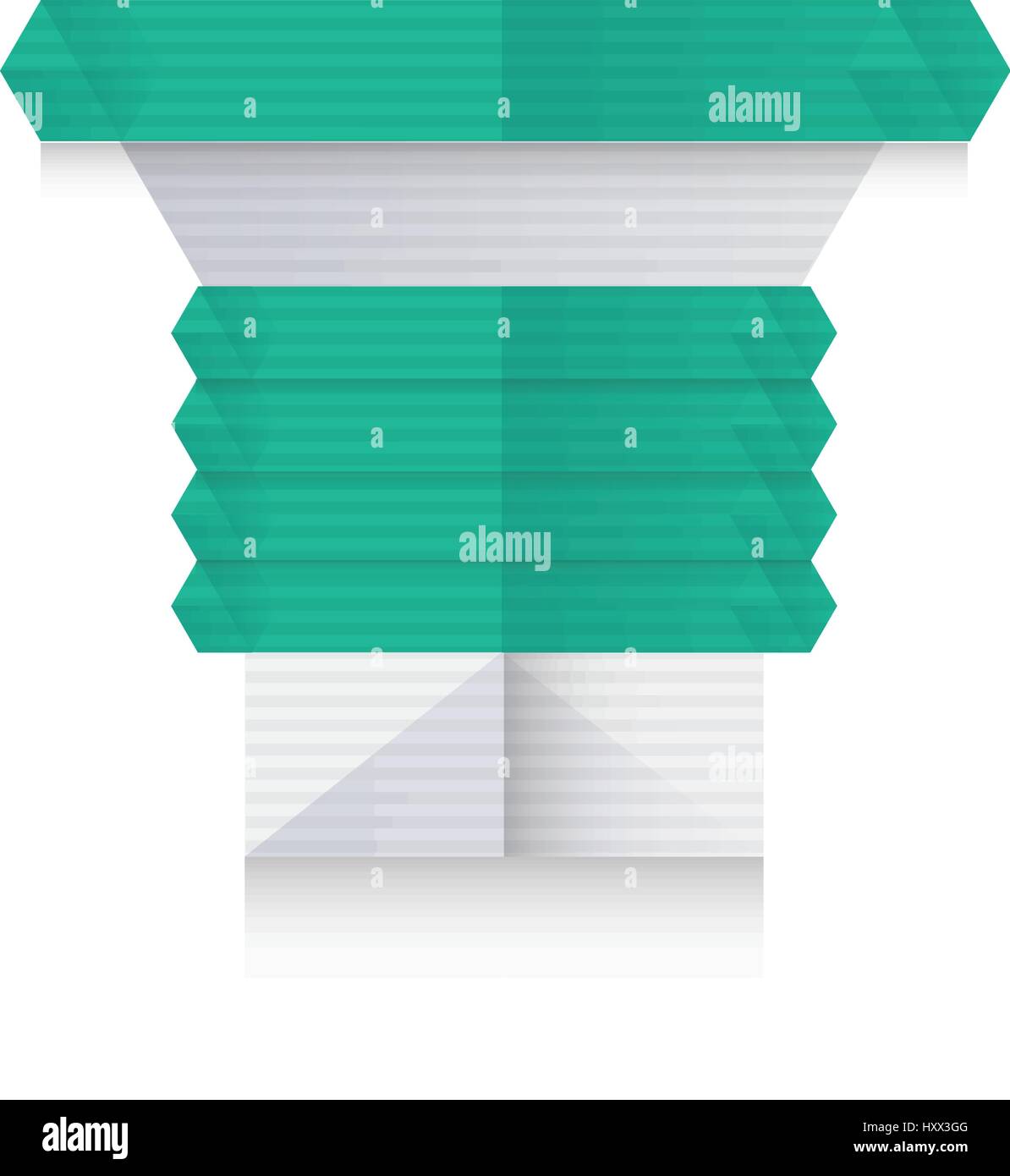 Ancient columns icon origami Stock Vector Image & Art - Alamy