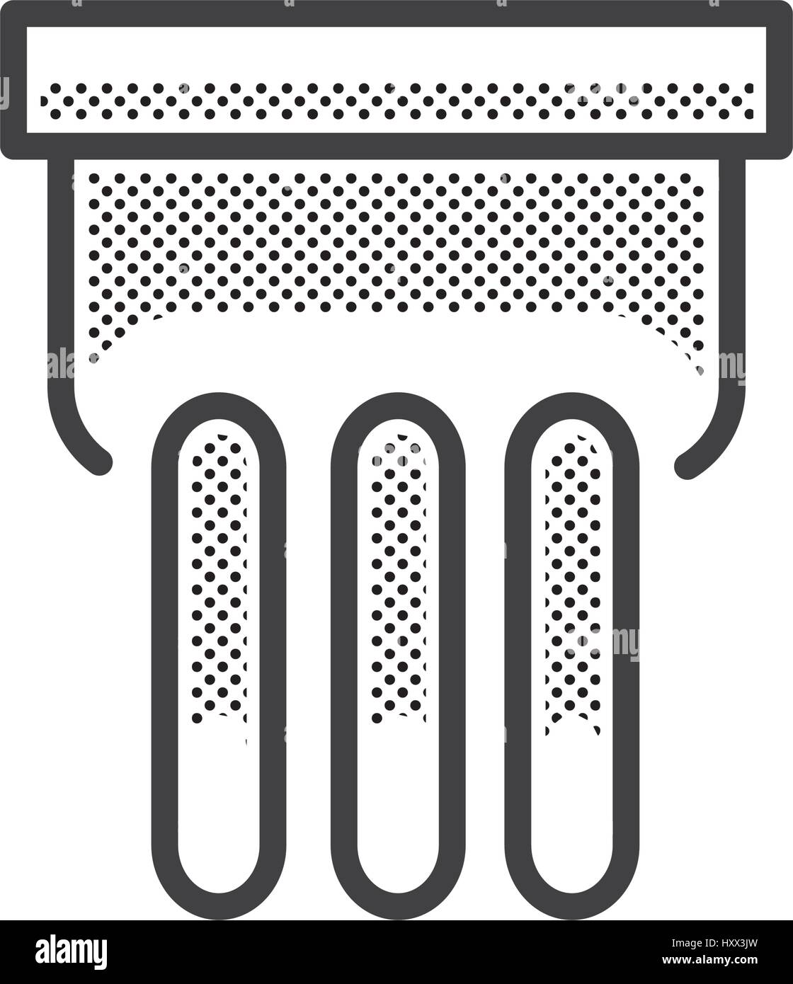 Classical stone building columns Stock Vector Images - Alamy