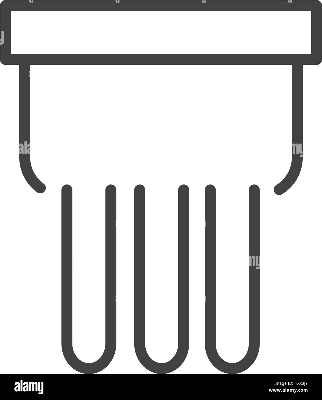 Columns line Stock Vector Images - Alamy