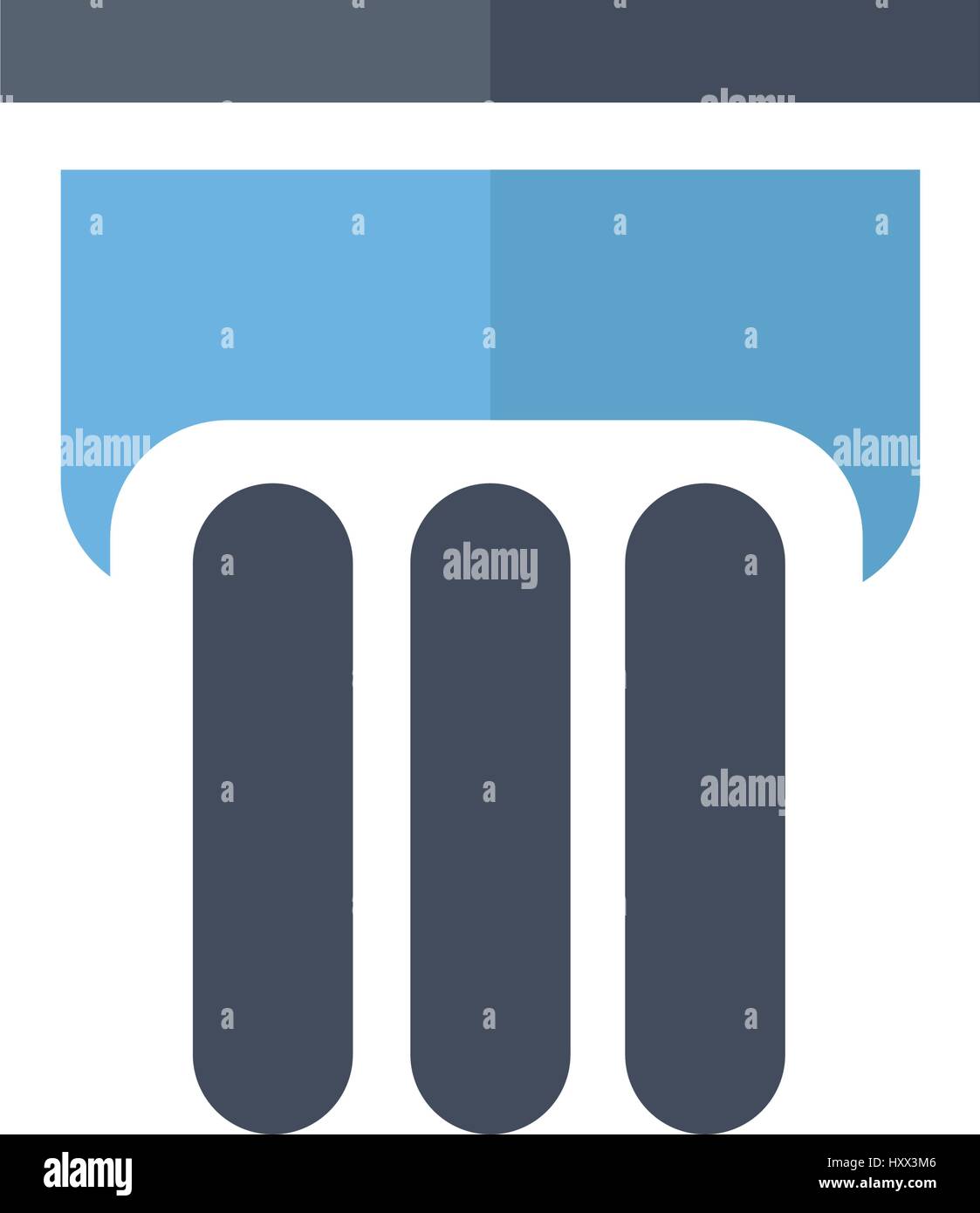 Flat columns Stock Vector Images - Alamy