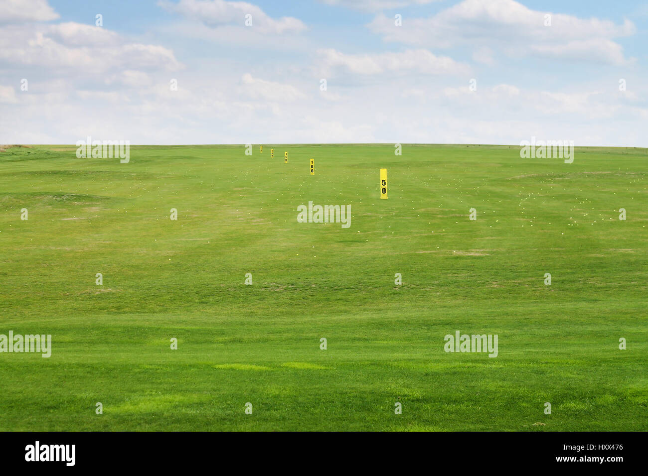Golf club field Stock Photo - Alamy