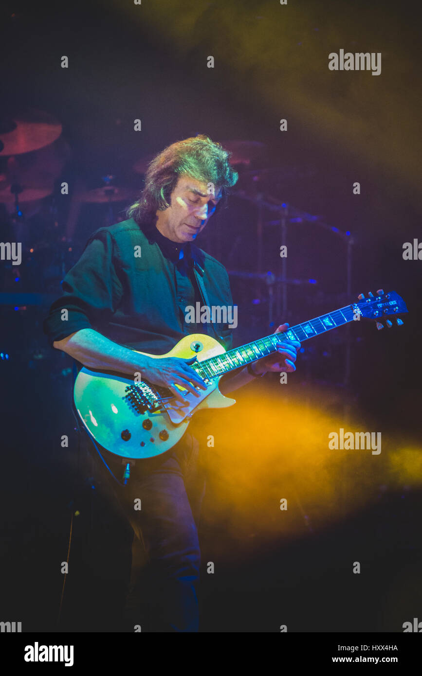 Steve Hackett performing live on stage at the Teatro Colosseo in Torino ...