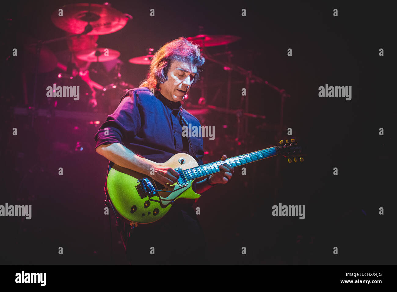 Steve Hackett performing live on stage at the Teatro Colosseo in Torino ...