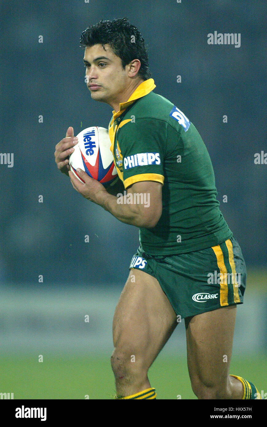 CRAIG WING AUSTRALIA RL MCALPINE STADIUM HUDDERSFIELD ENGLAND 22 ...