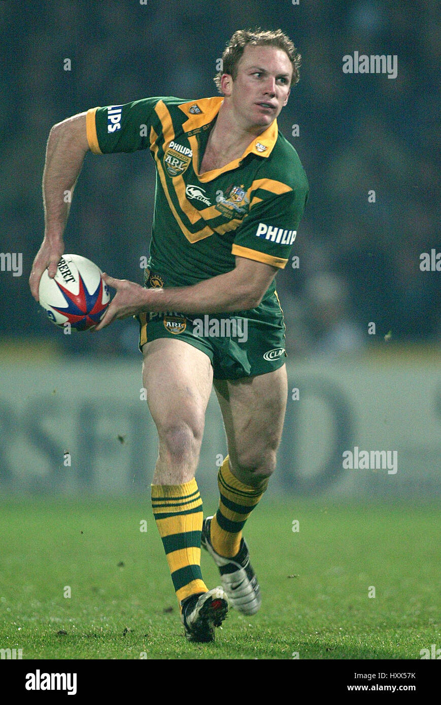 DARREN LOCKYER AUSTRALIA RL MCALPINE STADIUM HUDDERSFIELD ENGLAND 22 ...