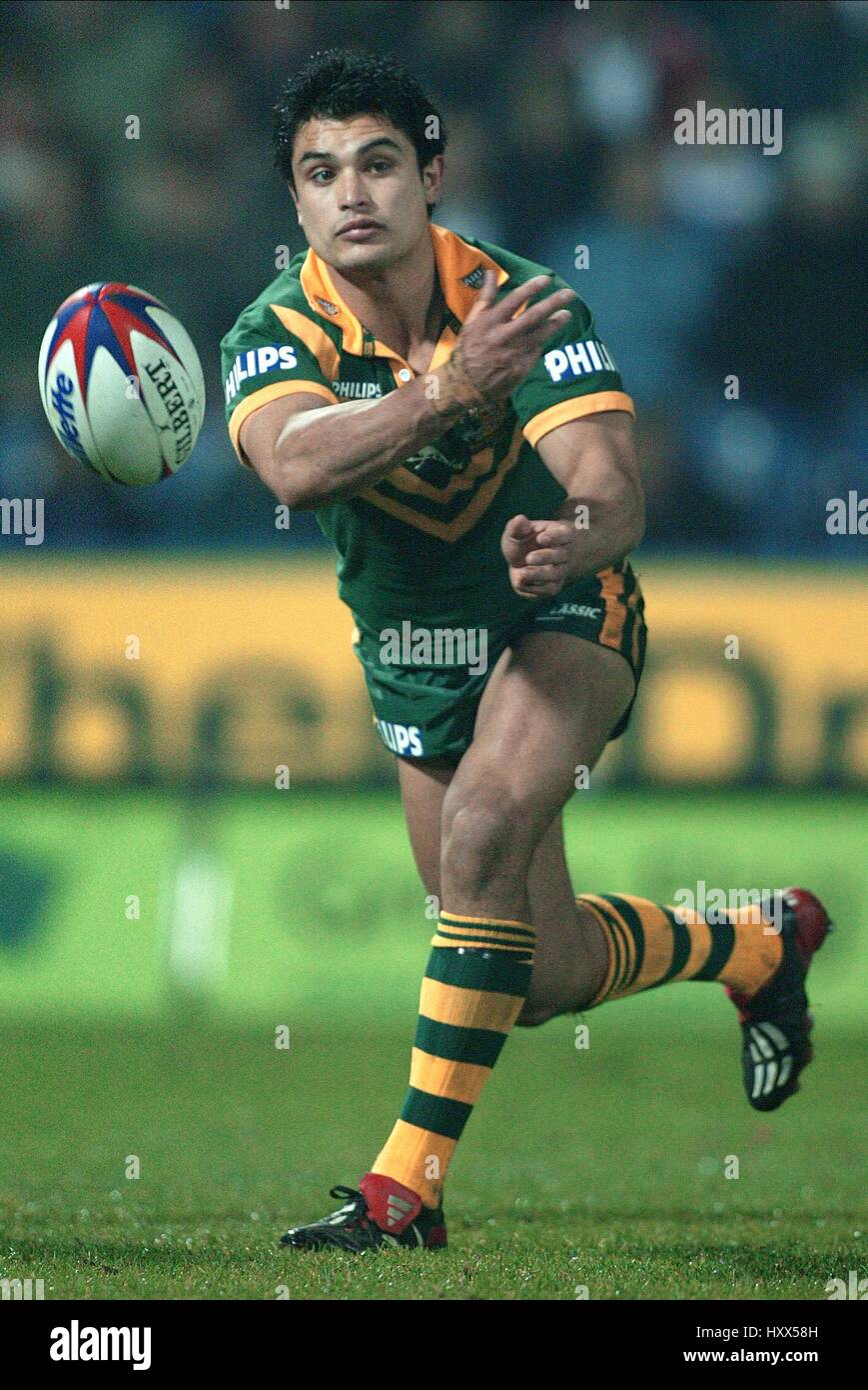 CRAIG WING AUSTRALIA RL MCALPINE STADIUM HUDDERSFIELD ENGLAND 22 ...