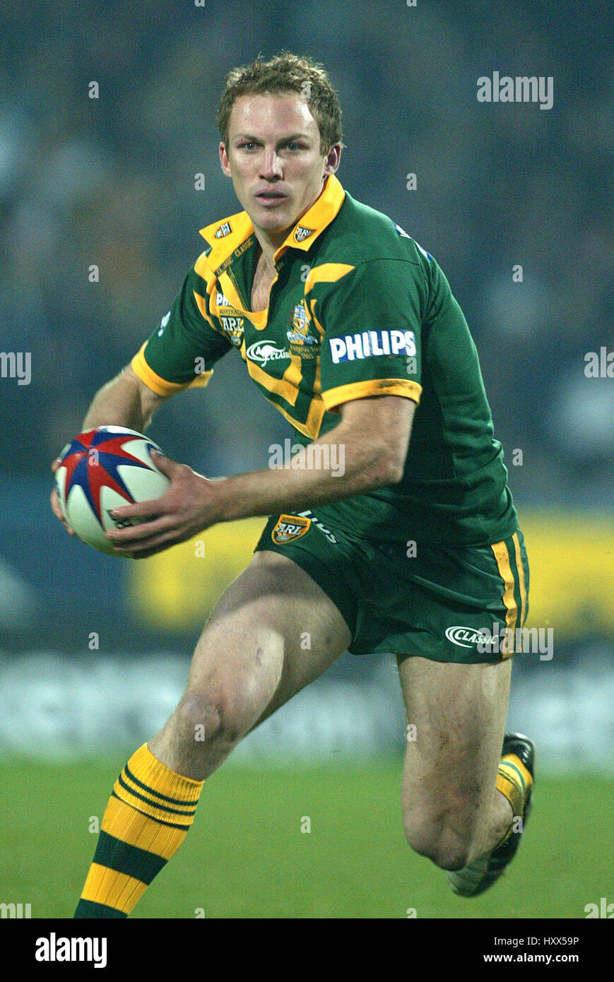 DARREN LOCKYER AUSTRALIA RL MCALPINE STADIUM HUDDERSFIELD ENGLAND 22 ...