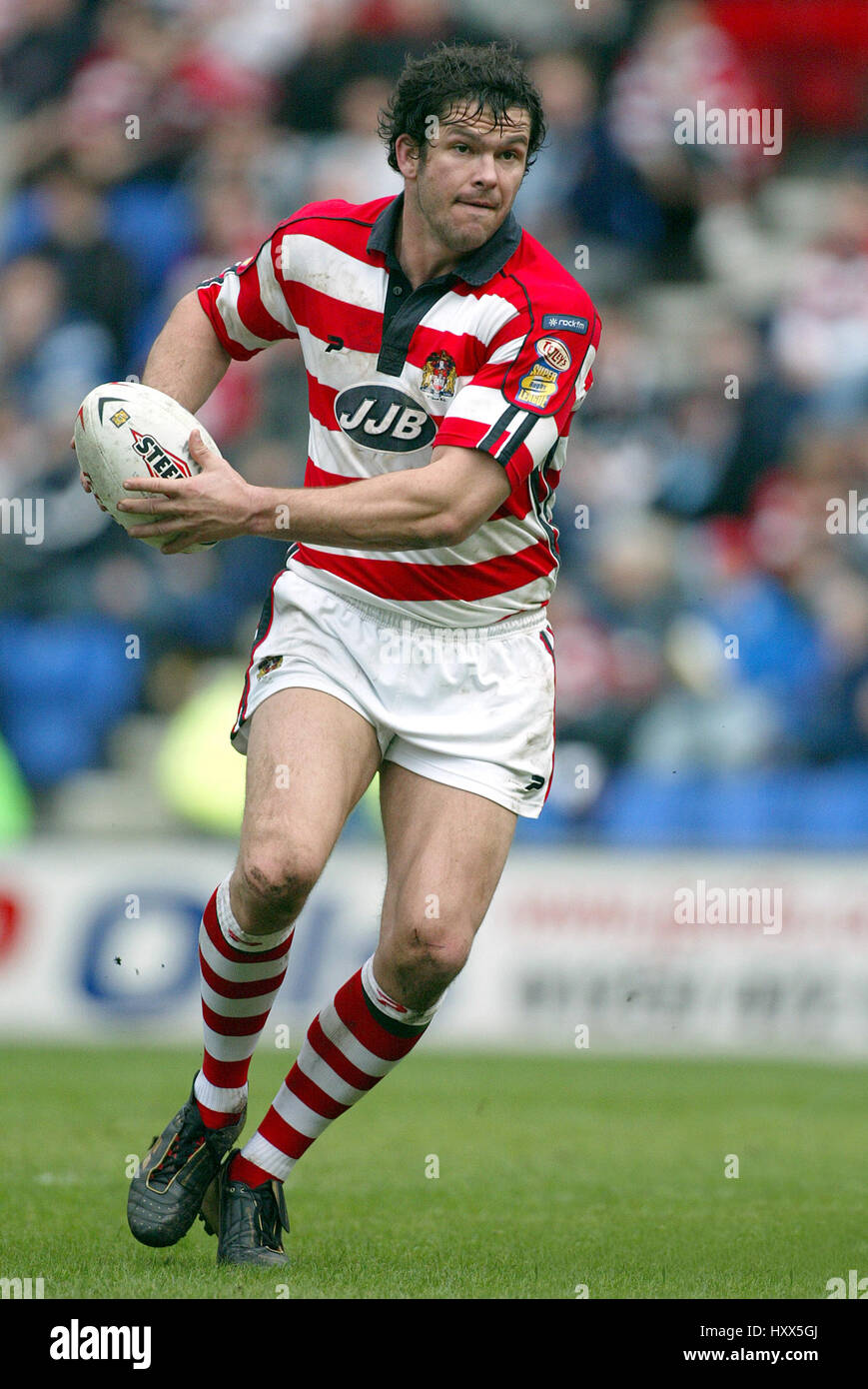 ANDREW FARRELL WIGAN WARRIORS RLFC JJB STADIUM WIGAN ENGLAND 12 April ...