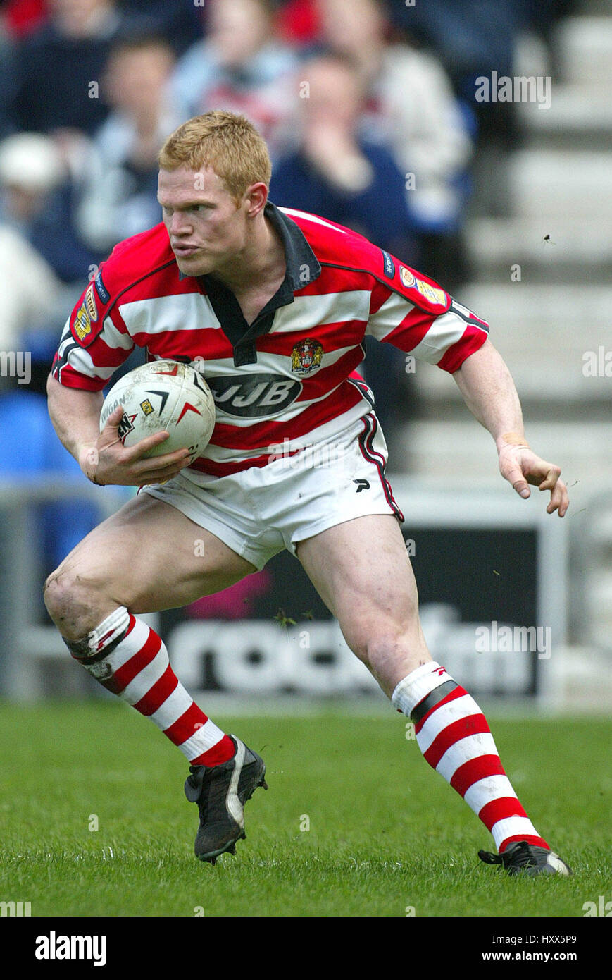 BRETT DALLAS WIGAN WARRIORS RLFC JJB STADIUM WIGAN ENGLAND 15 April ...