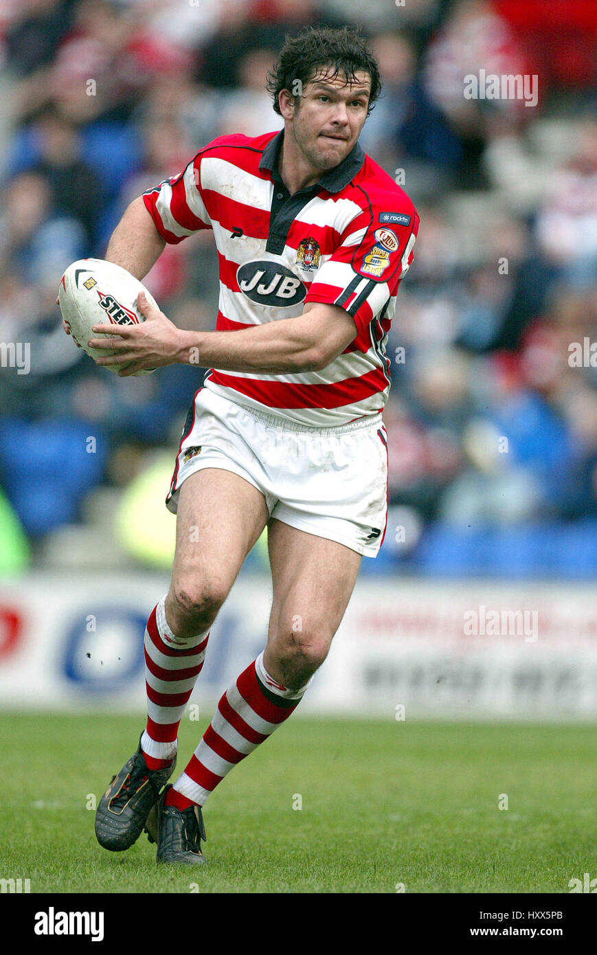 ANDREW FARRELL WIGAN WARRIORS RLFC JJB STADIUM WIGAN ENGLAND 15 April ...