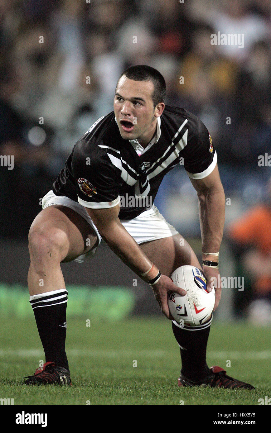 LOUIS ANDERSON NEW ZEALAND RL MCALPINE STADIUM HUDDERSFIELD ENGLAND 06 ...