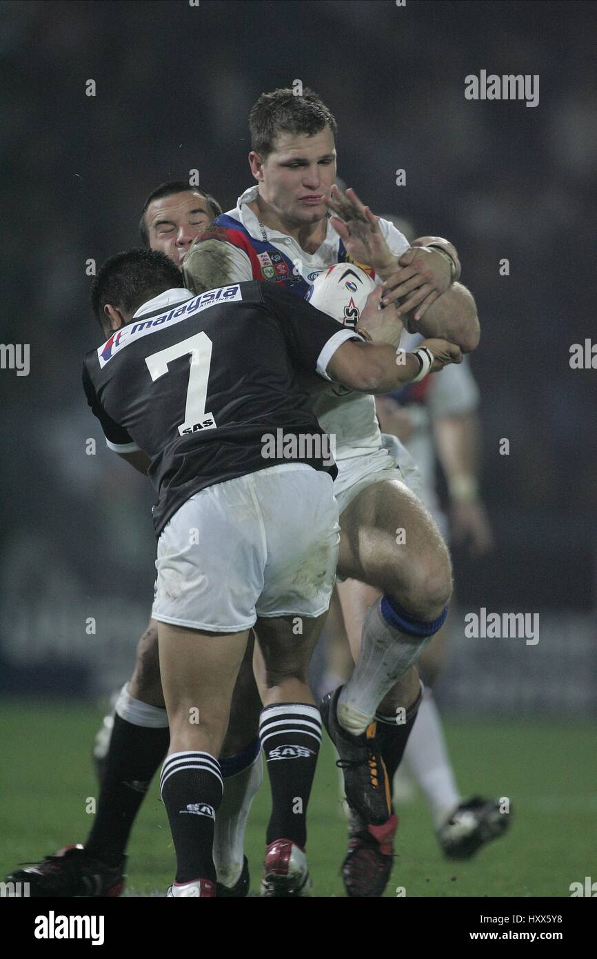STUART FIELDEN THOMAS LEULUAI GREAT BRITAIN V NEW ZEALAND RL MCALPINE ...